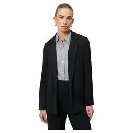 Jackenblazer Zero "Damen offener Style", Damen, Gr. 40, schwarz beauty, Twill, Obermaterial: 96% Polyester, 4% Elasthan, unifarben, figurbetont normal, V-Ausschnitt, eng, Blazer, Plain/ohne Details