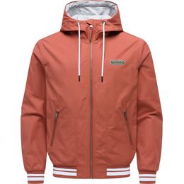 Outdoorjacke Ragwear "Stewan YOUMODO", Herren, Gr. L (52), terra, Obermaterial: 65% Baumwolle, 35% Nylon. Innenfutter: 100% Baumwolle. &Auml;rmelfutter: 100% Polyester, gerade h&uuml;ftlang, hoch geschlossener Ausschnitt, &Auml;rmel ohne &Auml;rmelschlitz mit Gummizug, Jacken Outdoorjacke, leichte Herren &Uuml;bergangsjacke mitelastischen B&uuml;ndchen