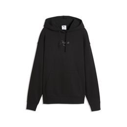 Hoodie Puma "Essentials Script Hoodie Damen", Damen, Gr. S, schwarz, Obermaterial: 32% Polyester, 68% Baumwolle. Kapuzenfutter: 100% Baumwolle. &Auml;rmelbund: 3% Elasthan, 97% Baumwolle. Oberer Bund: 97% Baumwolle, 3% Elasthan, comfort fit, Sweatshirts Hoodie