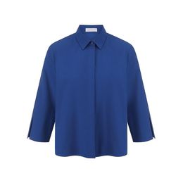 St. Emile - Bluse mit 3/4-Arm, blau, Gr. 40 / M - Baumwolle