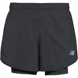 New Balance Funktionsshorts Damen - Gr&ouml;&szlig;e M - schwarz