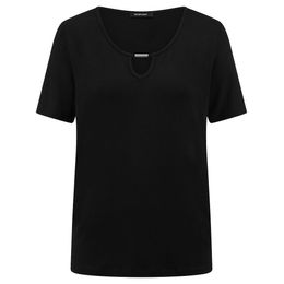 Peter Hahn - Rundhals-Shirt, schwarz, Gr. 46 / L