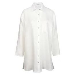 Long-Bluse aus 100% Leinen Peter Hahn weiss, 40