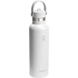 Hydro Flask 21 OZ STANDARD FLEX STRAW Isolierflasche - Gr&ouml;&szlig;e Einheitsgr&ouml;&szlig;e - wei&szlig;
