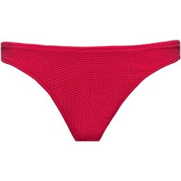 Seafolly SeaDive High Cut Pant Bikini Hose Damen - Gr&ouml;&szlig;e 40 - rot