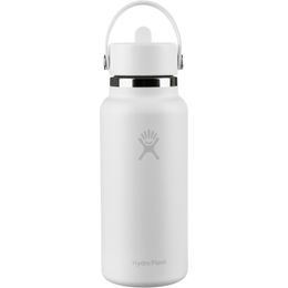 Hydro Flask 32 OZ WIDE FLEX STRAW Isolierflasche - Gr&ouml;&szlig;e Einheitsgr&ouml;&szlig;e - wei&szlig;