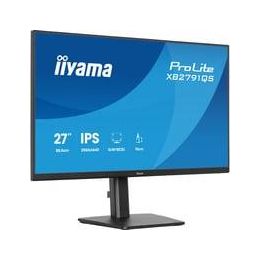 iiyama ProLite XB2791QS-B1, LED-Monitor 68.5 cm (27 Zoll), schwarz (matt), QHD, IPS, HDMI, DP, Lautsprecher, H&ouml;henverstellung