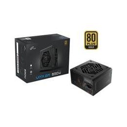 VITA GM 650W, PC-Netzteil schwarz, 4x PCIe, Kabelmanagement, 650 Watt