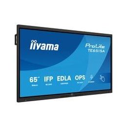 iiyama Prolite TE6515A-B1AG, Public Display schwarz (matt), UltraHD/4K, IPS, Touchscreen, WLAN, Bluetooth