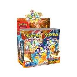 Pok&eacute;mon-TCG: Karmesin & Purpur - St&uuml;rmische Funken - Booster Display, Sammelkarten
