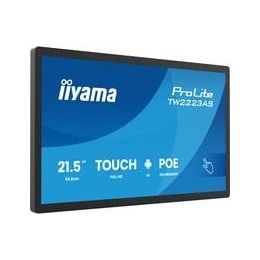 iiyama ProLite TW2223AS-B3P, Public Display schwarz (matt), FullHD, IPS, Touchscreen, POE, HDMI, USB