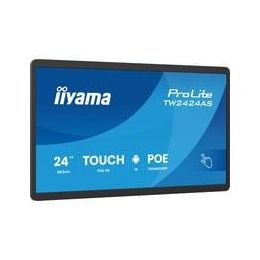 iiyama ProLite TW2424AS-B3P, LED-Monitor schwarz (matt), FullHD, IPS, Touchscreen, POE, HDMI, USB