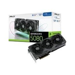 Pny Technologies GeForce RTX 5080 OC, Grafikkarte DLSS 4, 3x DisplayPort, 1x HDMI 2.1