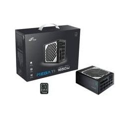 MEGA TI 1650W, PC-Netzteil schwarz, 2x 12-Pin High Power GPU, 6x PCIe, Kabelmanagement, 1650 Watt