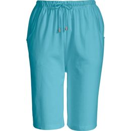 Damen Bermudas mit 2 Taschen t&uuml;rkis, Gr&ouml;&szlig;e 48