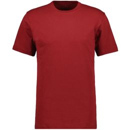 T-Shirt Ragman, Herren, Gr. M, rot (bordeauxrot), Jersey, Baumwolle, regular fit, Rundhals, Shirts T-Shirt