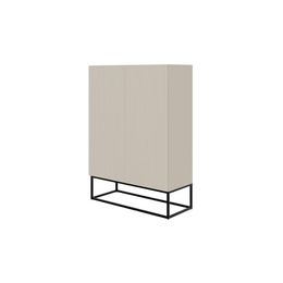 Selsey Highboard beige Ma&szlig;e (cm): B: 90 H: 125 &raquo; M&ouml;bel Kraft
