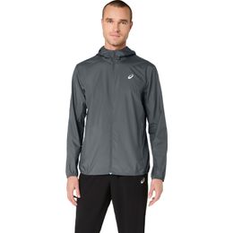 Laufjacke asics "asics CORE JACKET", Herren, Gr. 3XL, steel grau, Obermaterial: 100% Polyester, Jacken Laufjacke, &Uuml;bergangsjacke