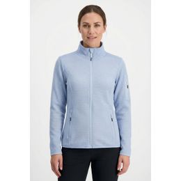 Fleecejacke Icepeak "BOWERSVILLE", Damen, Gr. S, light blau, Fleece, Obermaterial: 100% Polyester, kontrastfarbene Details, unifarben, Basic normal, elastischer Bund, Jacken Fleecejacke, sportlicher Stil, leichtes Thermal-Material, schnell trocknend, Topseller