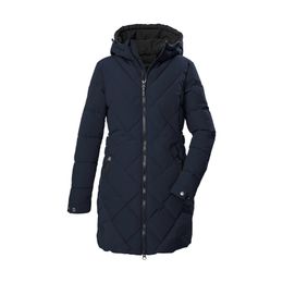 G.I.G.A. by Killtec Steppmantel "GW 89 WMN QLTD PRK", Damen, Gr. 44, blau (navy), Obermaterial: 100% Polyester;Futter: 100% Polyester;F&uuml;llung: 100% Polyester, G.I.G.A. DX BY KILLTEC, M&auml;ntel Steppmantel, Wasserabweisender Steppparka mit Teflon EcoElite&trade; Impr&auml;gnierung