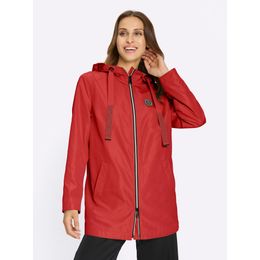 Outdoorjacke Inspirationen, Damen, Gr. 40, rot, 100% Polyester, unifarben, Jacken Outdoorjacke