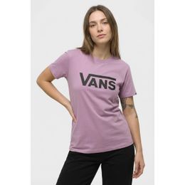 T-Shirt Vans "FLYING V CREW TEE", Damen, Gr. M, misty mauve, Jersey, Obermaterial: 100% Baumwolle, Rundhals, eingesetzt abgesteppt, Shirts T-Shirt