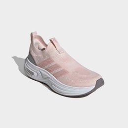 Walkingschuh adidas Sportswear "CLOUDFOAM CUXXION SOCKEN", Damen, Gr. 38,5, wonder quartz, sandy pink metallic, taupe oxide, Synthetik, Textil, Schuhe Walkingschuh