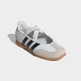 Sneaker Ballerinas adidas Sportswear "BARREDA MARY JANE", Herren, Gr. 38,5, core wei&szlig;, core schwarz, gum 3, Leder, Schuhe Sneaker Ballerinas, Topseller