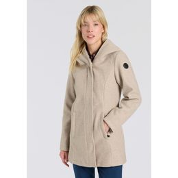 G.I.G.A. by Killtec Langjacke "GW 125 WMN KNTFLC JCKT OT", Damen, Gr. 40, beige (hellbeige), Obermaterial: 100% Polyester, G.I.G.A. DX BY KILLTEC, Jacken Langjacke, Atmungsaktiv, schnell trocknend, w&auml;rmend, &Uuml;bergangsjacke