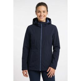 Outdoorjacke Killtec "KOS 189 WMN JCKT", Damen, Gr. 44, schwarz blau, Obermaterial: 100% Polyester. Futter: 100% Polyester, Jacken Outdoorjacke, wasserdicht mit 10.000 mm Wassers&auml;ule, atmungsaktiv, &Uuml;bergangsjacke