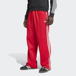 Sporthose adidas originals "BAGGY", Herren, Gr. XL, N-Gr, better scarlet, normal, gr., Obermaterial: 52% Baumwolle, 48% Polyester, Hosen Sporthose