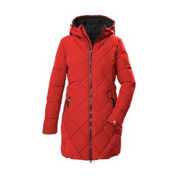 G.I.G.A. by Killtec Steppmantel "GW 89 WMN QLTD PRK", Damen, Gr. 38, rot, Obermaterial: 100% Polyester;Futter: 100% Polyester;F&uuml;llung: 100% Polyester, G.I.G.A. DX BY KILLTEC, M&auml;ntel Steppmantel, Wasserabweisender Steppparka mit Teflon EcoElite&trade; Impr&auml;gnierung