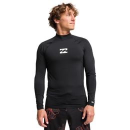 Rash Guard Billabong "Waves All Day", Herren, Gr. XS, schwarz, Obermaterial:85% Microfaser, 15% Elasthan;, Shirts Rash Guard