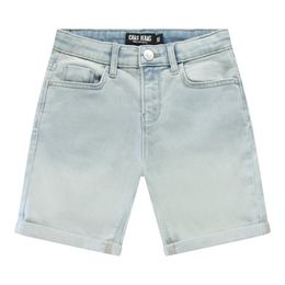 Jeansbermudas Cars Jeans "Shorts COLORADO", Jungen, Gr. 14 (164), N-Gr, bleached used, Denim/Jeans, Obermaterial: 76% Baumwolle, 22% Polyester, 2% Elasthan, Abriebeffekte, Basic kniefrei, Jeans Jeansbermudas