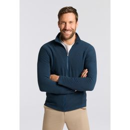 Fleecejacke Vaude "SE ME RARASSA FLEECE JACKET", Herren, Gr. XL, schwarz sea, Obermaterial: 100% Polyester, normal, Jacken Fleecejacke, &Uuml;bergangsjacke ohne Kapuze, mit Rei&szlig;verschluss
