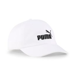 Baseball Cap Puma "ESS NO.1 LOGO BB CAP", Damen, wei&szlig; (Puma wei&szlig;), Baumwolle, unifarben, Caps Baseball Cap, sportlicher Stil, aus Baumwolle, f&uuml;r Erwachsene