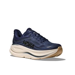 Laufschuh Hoka One One "BONDI 9", Herren, Gr. 48, midnight blau, varsity navy, Synthetik, Textil, Schuhe Laufschuh, f&uuml;r mehr D&auml;mpfung