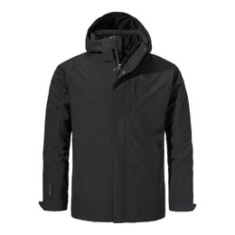 Sch&ouml;ffel 3-in-1-Funktionsjacke SCH&Ouml;FFEL "3in1 Jacket Style Tamina MNS", Herren, Gr. 48, schwarz, Obermaterial: 100% Polyester, Jacken 3-in-1-Funktionsjacke