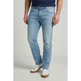 Regular-fit-Jeans Camel Active "fleXXXactive", Herren, Gr. 40, L&auml;nge 30, blau (bleach blau), Denim/Jeans, Obermaterial: 99% Baumwolle, 1% Elasthan, regular fit kn&ouml;chellang, Jeans Regular-fit-Jeans, im Five-Pocket Style