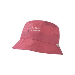Sonnenhut Jack Wolfskin "AT HOME BUCKET HAT K", Jungen, Gr. S, pink (soft, pink), 1. OBERSTOFF: 100% POLYAMID 2. OBERSTOFF: 100% POLYESTER, H&uuml;te Sonnenhut