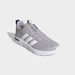 Walkingschuh adidas Sportswear "CLOUDFOAM FLEX ELASTIC LACE", Damen, Gr. 41, grau two, ftwr wei&szlig;, glory grau, Textil, Schuhe Walkingschuh
