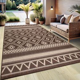 Teppich OTTO HOME "Toronto auch als L&auml;ufer erh&auml;ltlich" Gr. 4, beige (sand), B:160cm H:3mm L:230cm, Kunstfaser, Teppiche, Teppich, In- und Outdoor geeignet, Sisal-Optik, Wetterfest & UV-best&auml;ndig, Boho