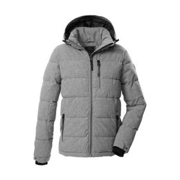 G.I.G.A. by Killtec Steppjacke "GW 45 MN QLTD JCKT", Herren, Gr. XXL, grau, Obermaterial: 100% Polyester;Futter: 100% Polyester;F&uuml;llung: 100% Polyester, G.I.G.A. DX BY KILLTEC, Jacken Steppjacke, Wasserabweisende Steppjacke, abnehmbare Kapuze, verstellbare Details