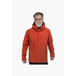 Sch&ouml;ffel 3-in-1-Funktionsjacke SCH&Ouml;FFEL "3in1 Jacket Style Tamina MNS", Herren, Gr. 52, rot, Obermaterial: 100% Polyester, Jacken 3-in-1-Funktionsjacke