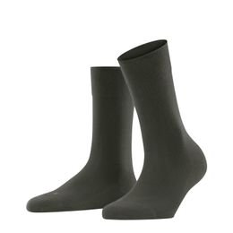 Socken Falke "Sensitive London", Damen, Gr. 39-42, military, Baumwollmischung, normal, Socken Socken, weicher Komfortbund, druckfreier Sitz, atmungsaktiv