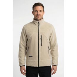 Fleecejacke Icepeak "ANAHEIM", Herren, Gr. L, cement, Obermaterial: 100% Polyester, Jacken Fleecejacke, mit Stehkragen, mit Rei&szlig;verschlusstaschen, normale Passform