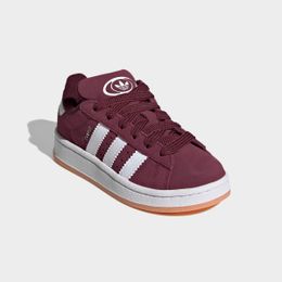 Sneaker adidas originals "CAMPUS 00S", M&auml;dchen, Gr. 33, maroon, ftwwht, gum2, Leder, Synthetik, Schuhe Sneaker, f&uuml;r Kinder