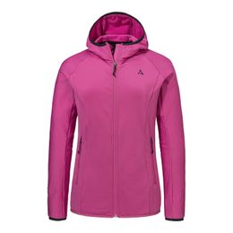 Sch&ouml;ffel Fleecejacke SCH&Ouml;FFEL "Fleece Hoody Style Cascata WMS", Damen, Gr. 36, fuchsia, Obermaterial: 94% Polyester, 6% Elasthan, normal, Jacken Fleecejacke