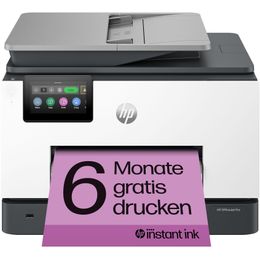 HP Multifunktionsdrucker "OfficeJet Pro 9132e", grau (wei&szlig;, grau), B:43,7cm H:31,83cm T:39,63cm, Drucker, 6 Monate gratis Drucken mit HP Instant Ink inklusive, Multifunktionsdrucker