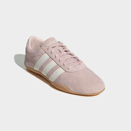 Sneaker adidas Sportswear "GRAND COURT LO", Damen, Gr. 38,5, wonder quartz, sanftes wei&szlig;, gum 3, Leder, Synthetik, Schuhe Sneaker